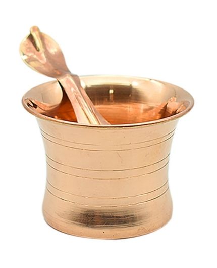 Pancha Patra with Udharini/Spoon/Pali Set for Pooja (2 Inch) – PujaNpujari